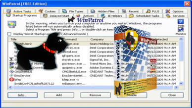 WinPatrolبرنامج مجاني لمراقبة ولتنظيم عمل ويندوز - إي ميل