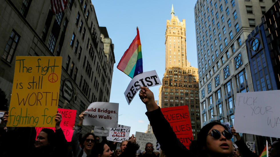 مظاهرة جديدة مناهضة لترامب في نيويورك